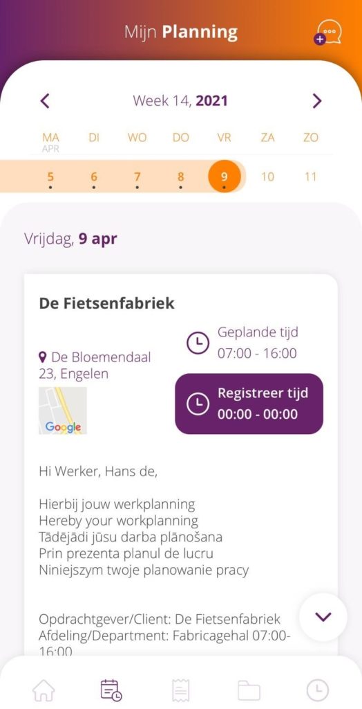 Plan4Flex App - Plan4Flex